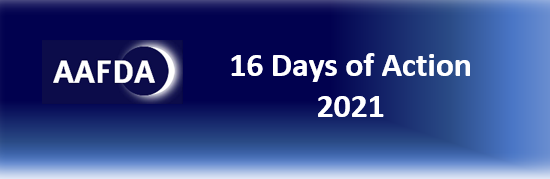 16 Days of Action 2021 - AAFDA