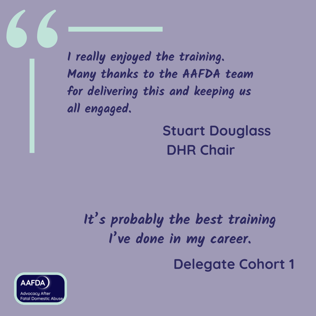 Home Office Funded DHR/DARDR Chair Training - AAFDA