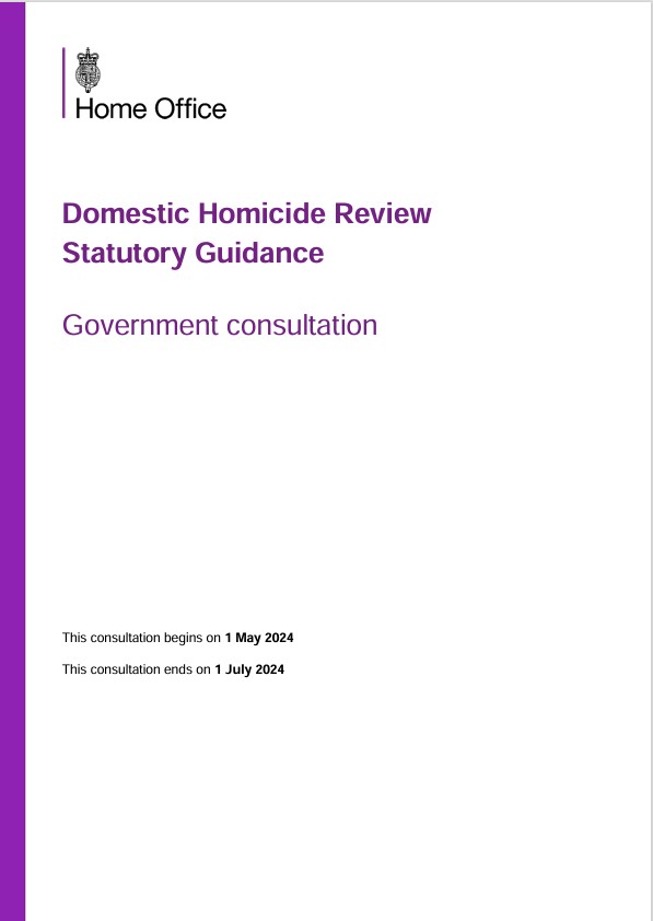 Consultation of the Statutory DHR Guidance - AAFDA